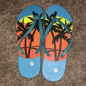 Shoes | Palm Trees Flip Flops | Poshmark